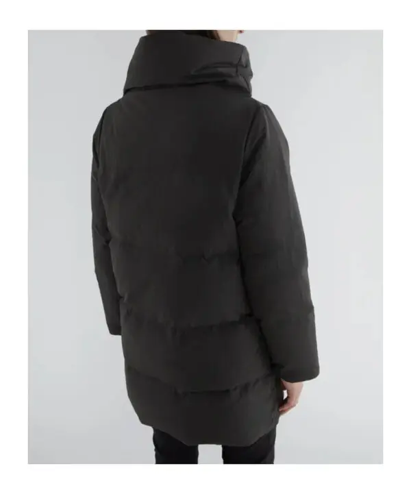 Paloma Wool Hooded Button Coat - Black