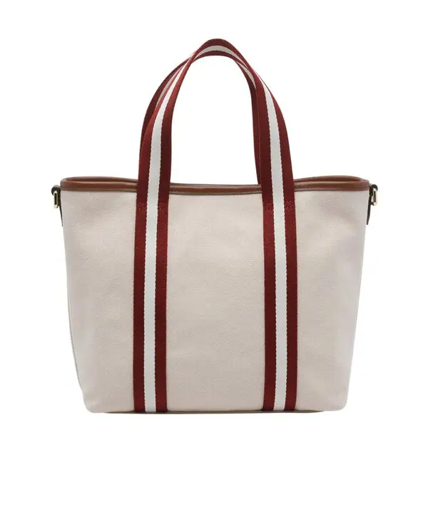 Bally Edelbliss Logo Patch Tote Bag - White
