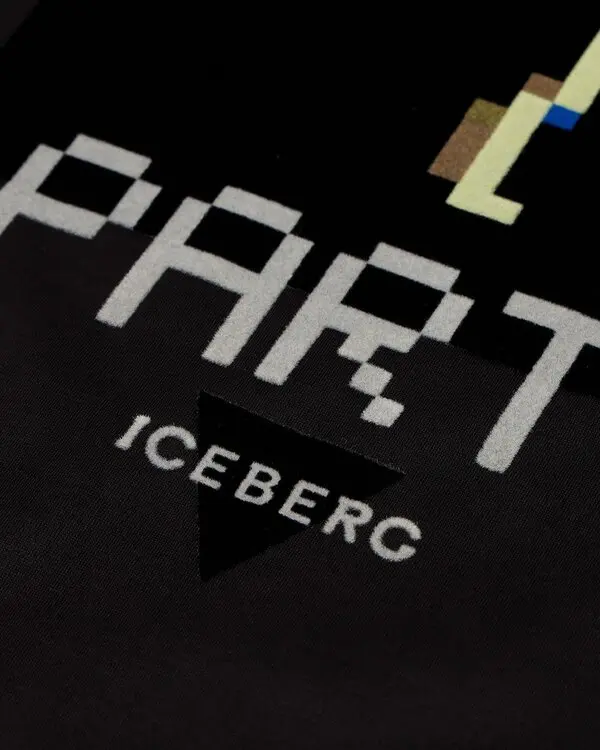 Iceberg T-shirt With Round Neck And Long Sleeves