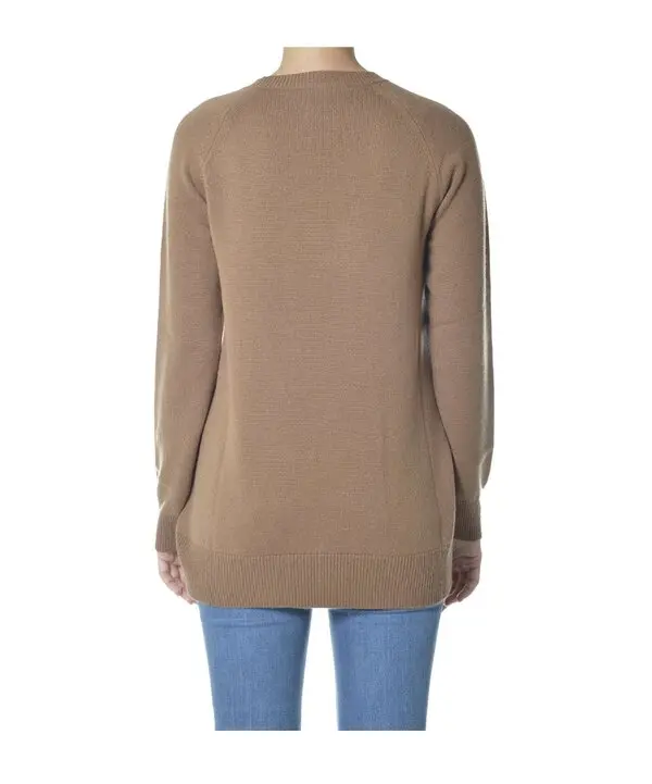 Max Mara Long Sleeve Round Neck Pullover - Brown