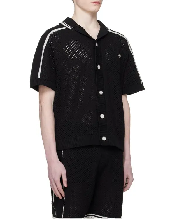 Casablanca Mesh Short Sleeved Shirt
