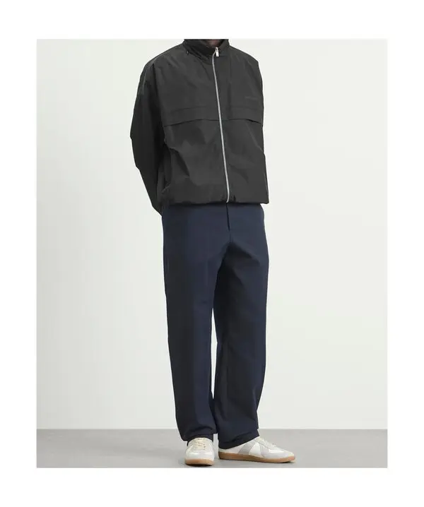 Dries Van Noten Straight Leg Cotton Wool Pants