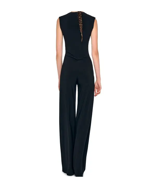 Norma Kamali Sleeveless Jumpsuit With Trouser Leg