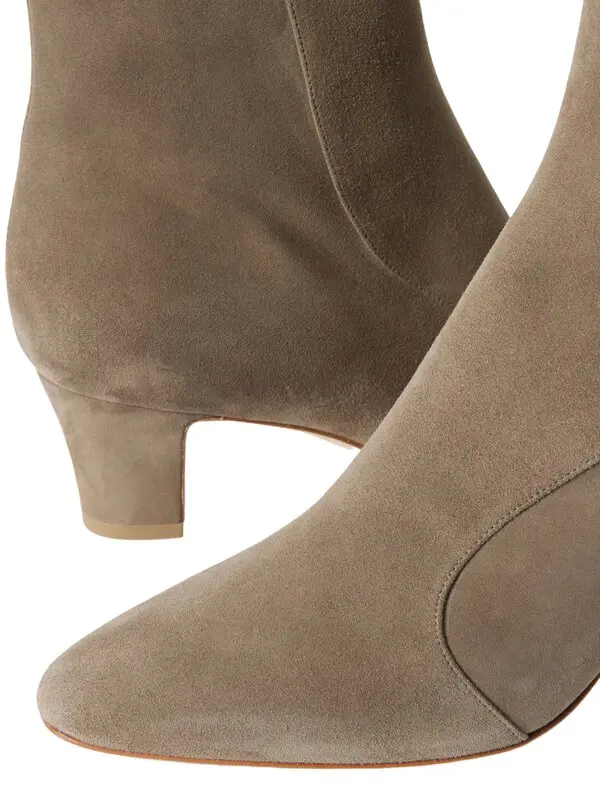 Manolo Blahnik Suede Ankle Boots