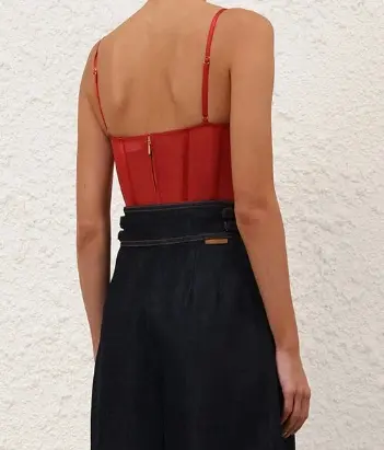 Zimmermann Rebellion Corset Bodysuit
