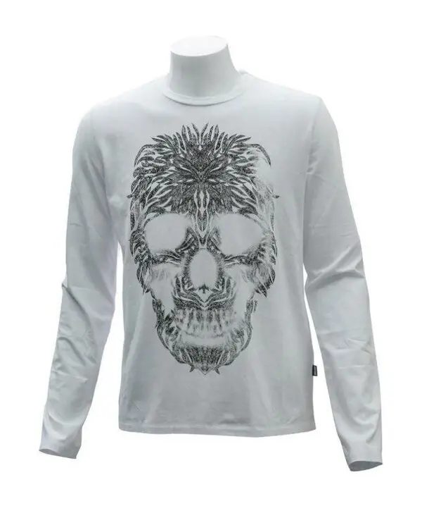 Just Cavalli Pattern Printed T-shirt - Gray