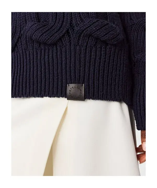 Stella McCartney Chain V-neck Knitted Jumper