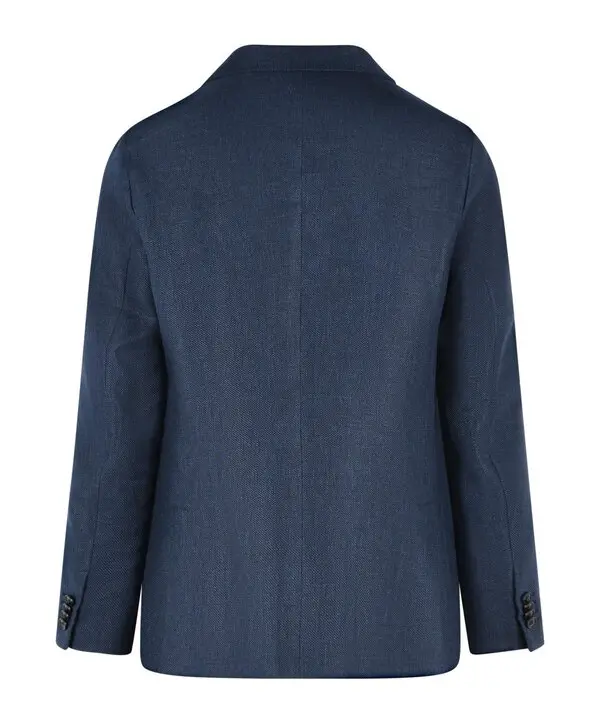 Zegna Single Breasted Tailored Jacket - Blue