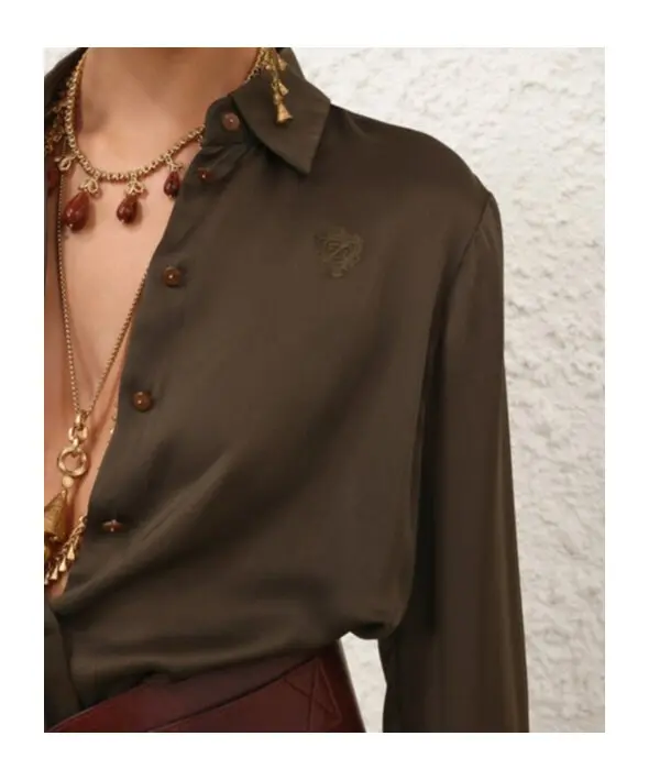 Zimmermann Hypnotic" Satin Shirt