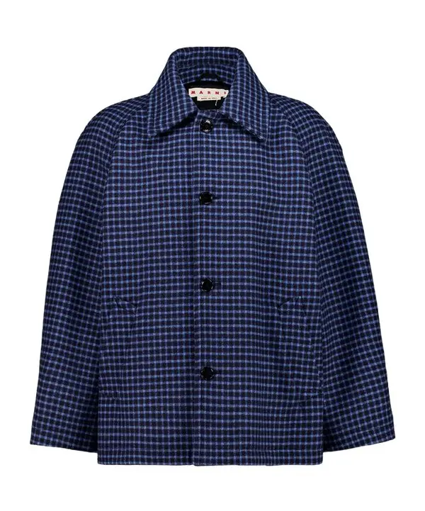 Marni Checked Single-breasted Jacket