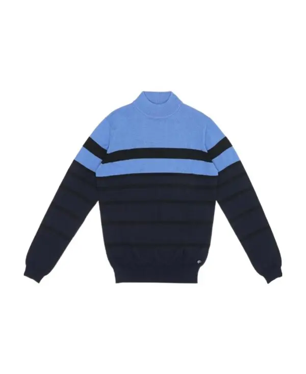 Karl Lagerfeld Striped Knitted Pullover - Black
