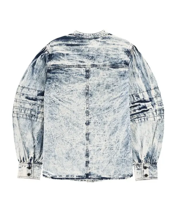 Isabel Marant Étoile Puff Sleeve Denim Shirt