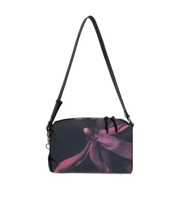 Dries Van Noten Printed Shoulder Bag - Black