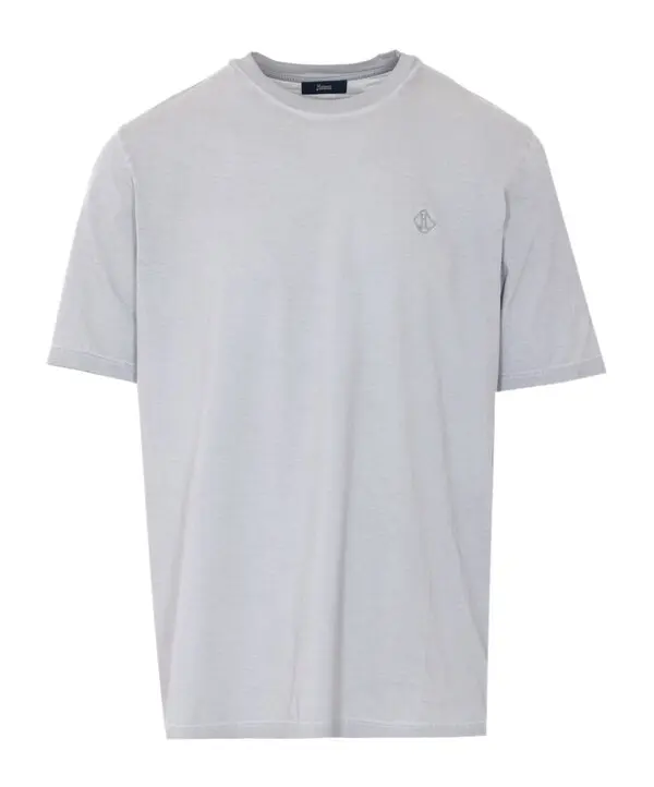 Herno Logo Crewneck T-shirt - Grey