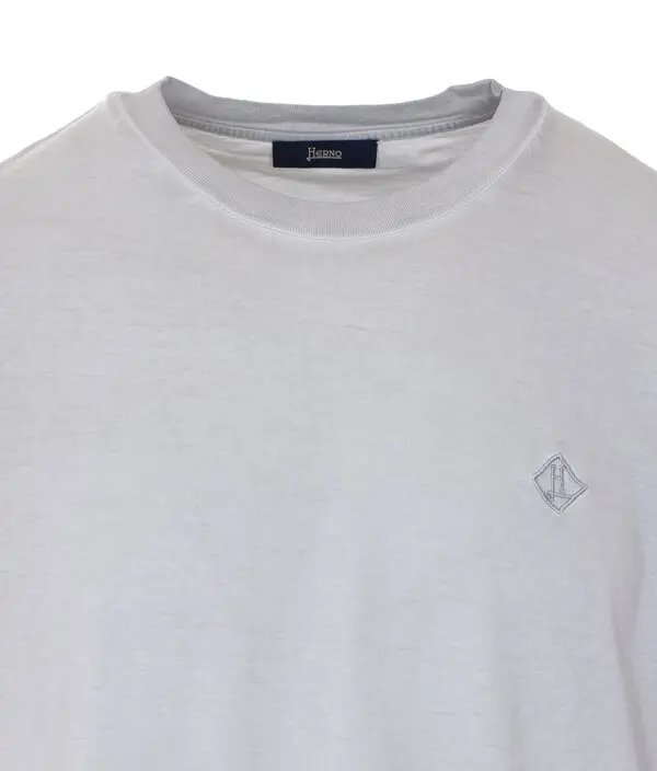 Herno Logo Crewneck T-shirt - Grey