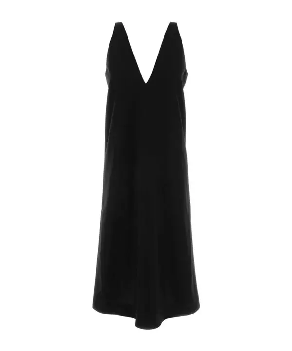 Co Sleeveless V-neck Dress - Black