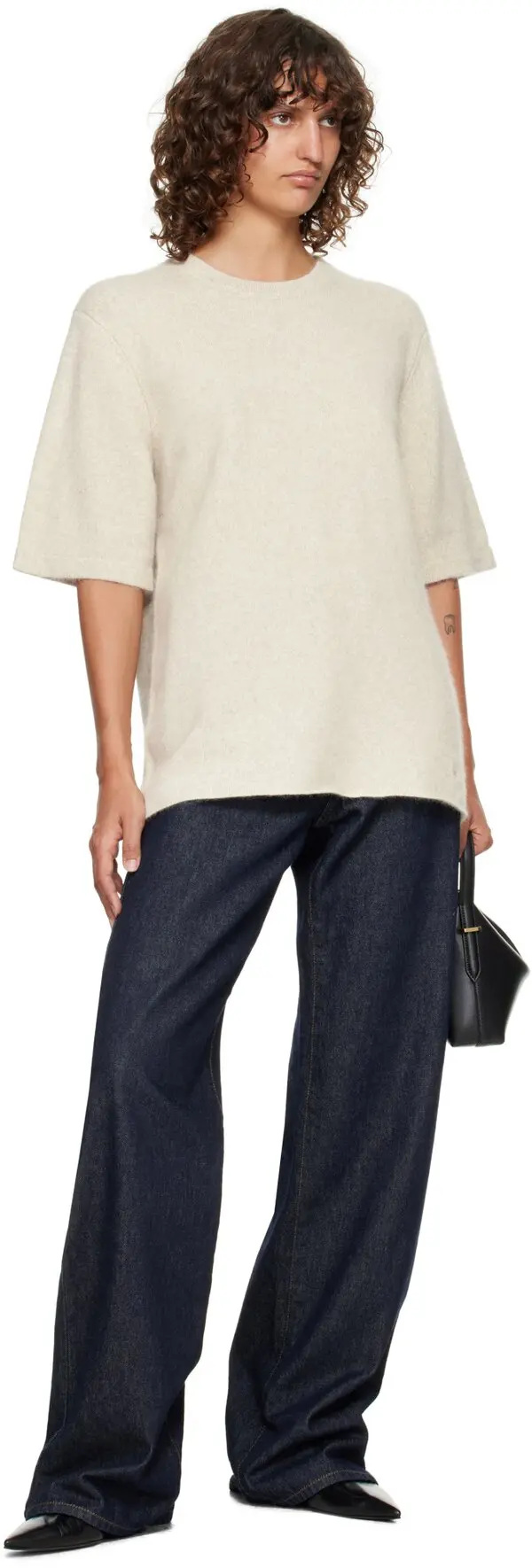 Loulou De Saison Raven Crewneck Knitwear - Gray
