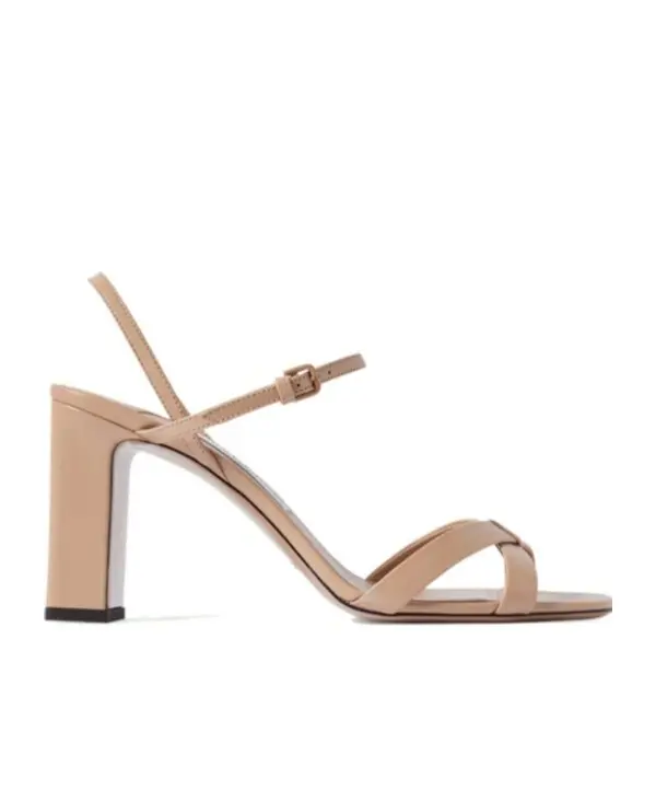 JIMMY CHOO Leather Heeled Sandals