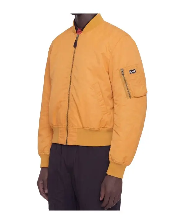 Martine Rose Logo Detailed Zipped Bomber Jacket