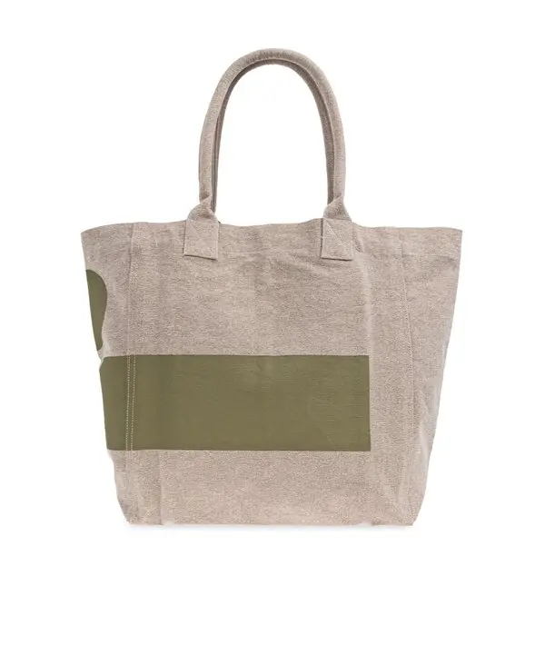 Isabel Marant Étoile Logo Printed Tote Bag - Nude