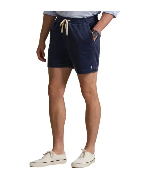 Polo Ralph Lauren Corduroy Drawstring Shorts - Black