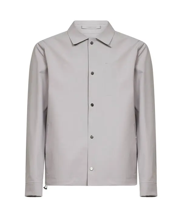 Herno Long-sleeved Buttoned Shirt - Gray