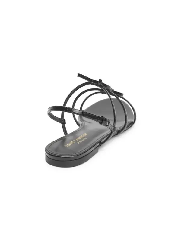 Saint Laurent Cassandra Logo Sandals