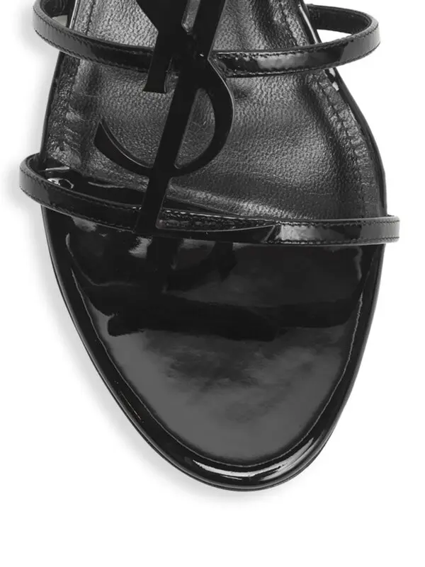 Saint Laurent Cassandra Logo Sandals