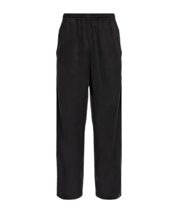 DIESEL® Elastic Waistband Trousers With Logo Detail