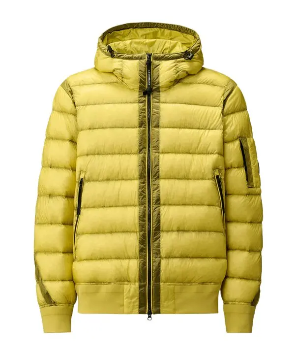C.P. COMPANY Lens-detail Hooded Down Jacket