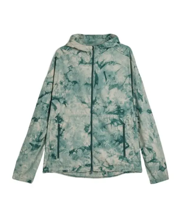 Y3 Tie-dye Hooded Track Jacket - Gray