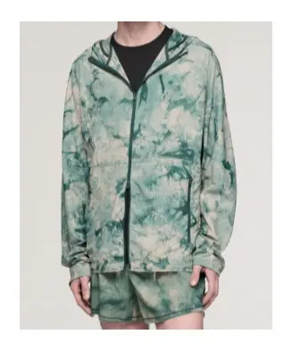 Y3 Tie-dye Hooded Track Jacket - Gray