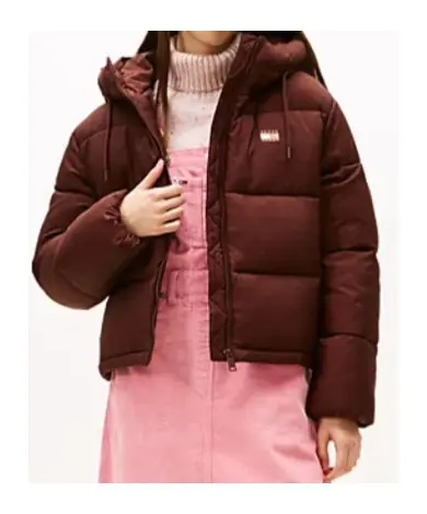 Tommy Hilfiger Hooded Cotton Jacket With Drawstring