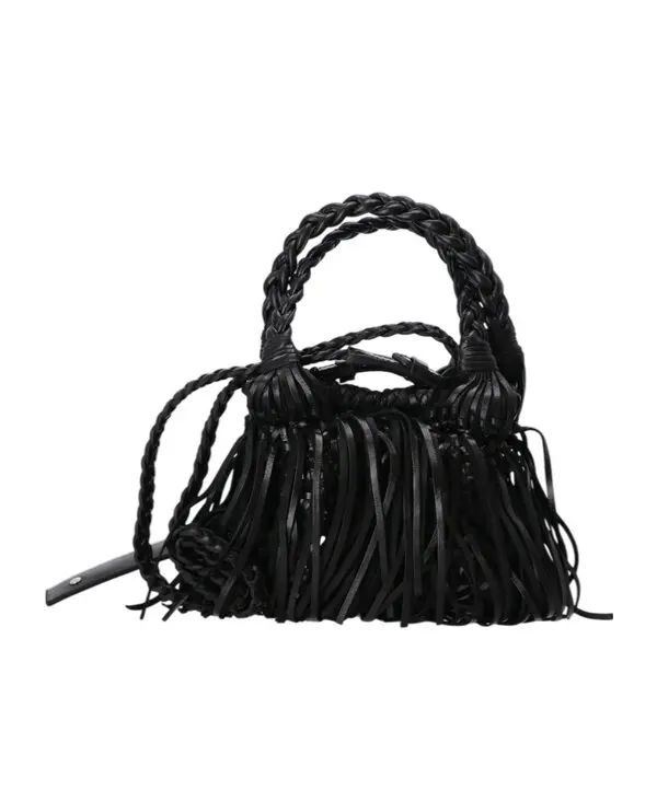 Karl Lagerfeld Braided Fringe Tote Bag