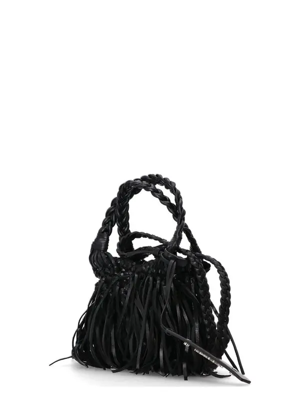 Karl Lagerfeld Braided Fringe Tote Bag
