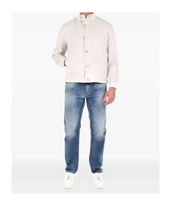 Herno Long-sleeved Bomber Jacket - White