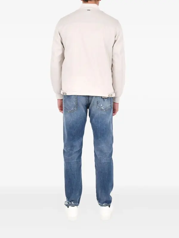 Herno Long-sleeved Bomber Jacket - White