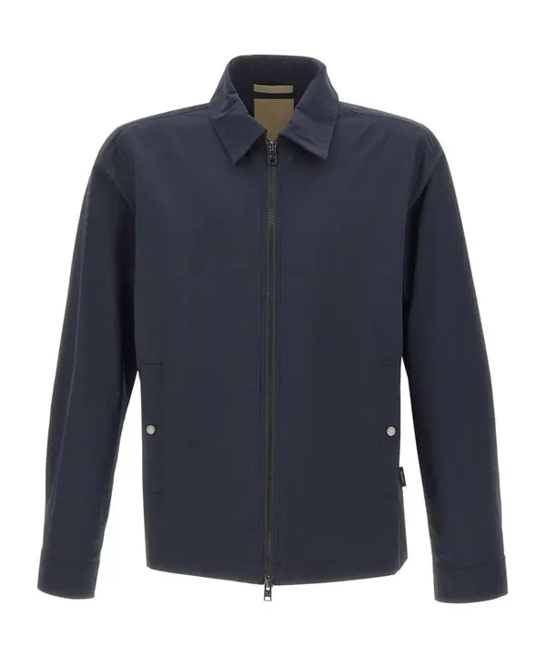 Woolrich Zip-front Shirt Jacket - Black