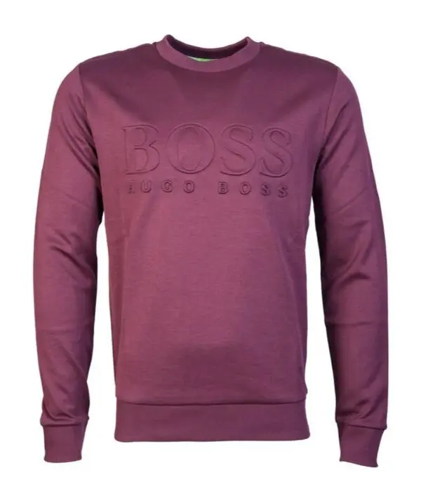 Hugo Boss Salbo Logo Embossed Hoodie