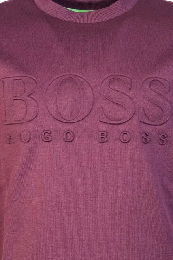 Hugo Boss Salbo Logo Embossed Hoodie