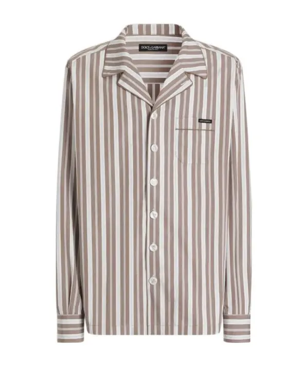 Dolce & Gabbana Dolce Gabbana Striped Poplin Shirt
