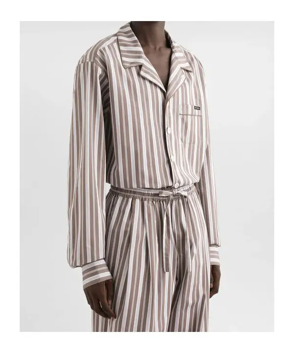 Dolce & Gabbana Dolce Gabbana Striped Poplin Shirt