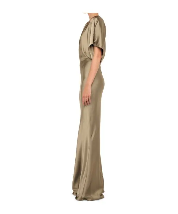Norma Kamali Obie" Gown - Elm
