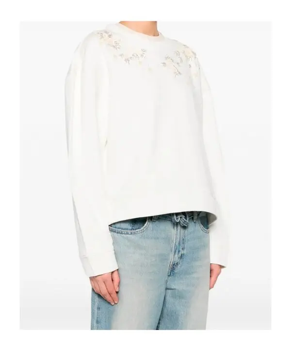 TWINSET Floral Appliqué Sweater