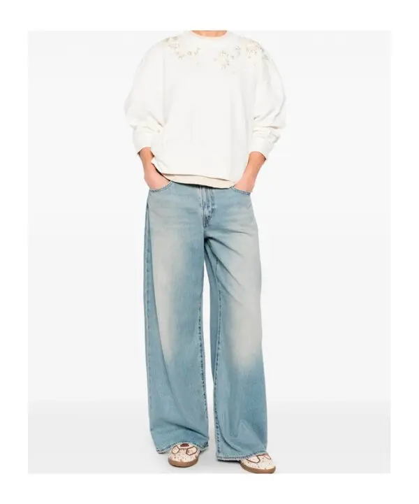 TWINSET Floral Appliqué Sweater