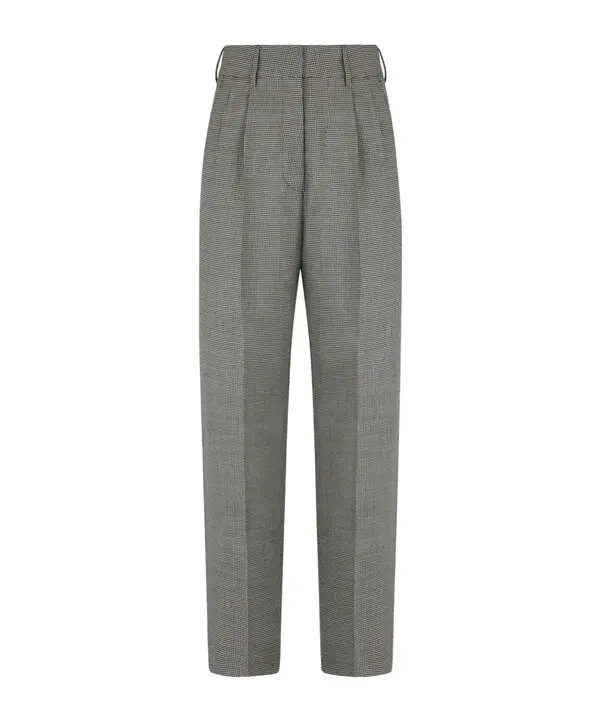 BLAZÉ MILANO Houndstooth Trousers - Royal Blue