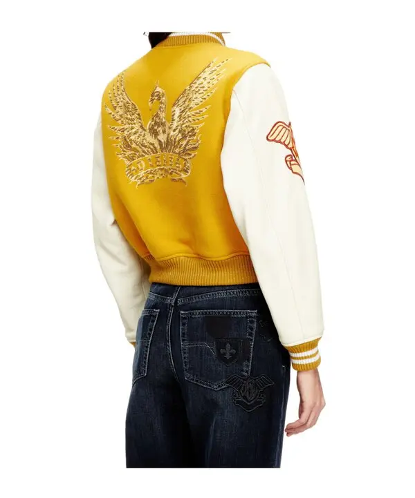 DIESEL® Cropped Varsity Jacket