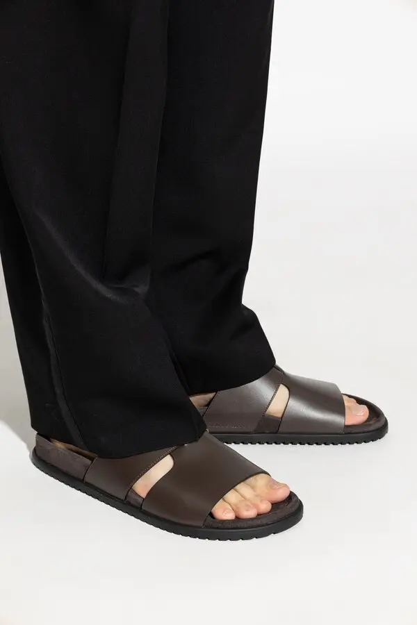 Dolce & Gabbana Logo Detailed Slides - Black