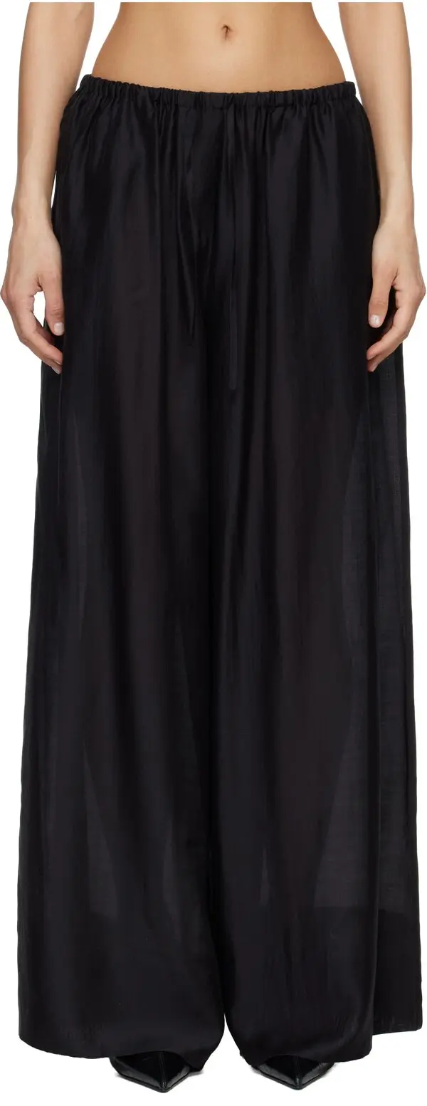ENTIRE STUDIOS Vento Wide-leg Pants - Black