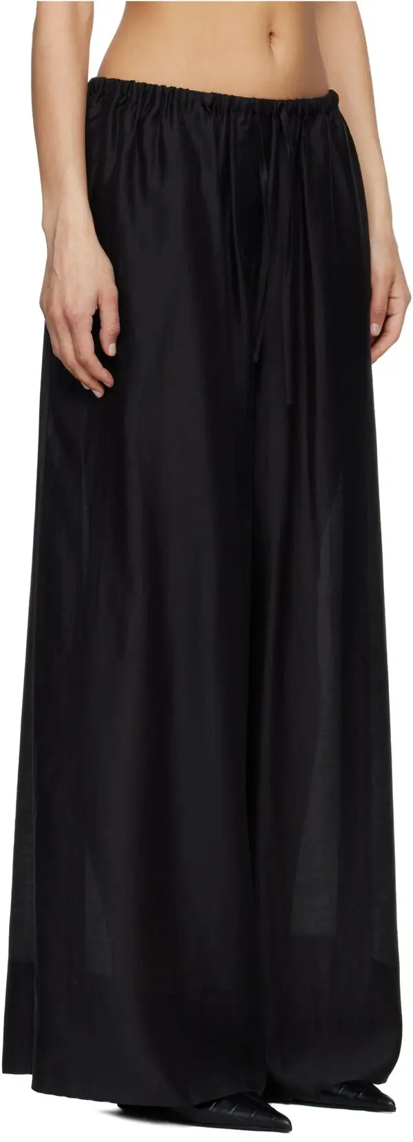 ENTIRE STUDIOS Vento Wide-leg Pants - Black